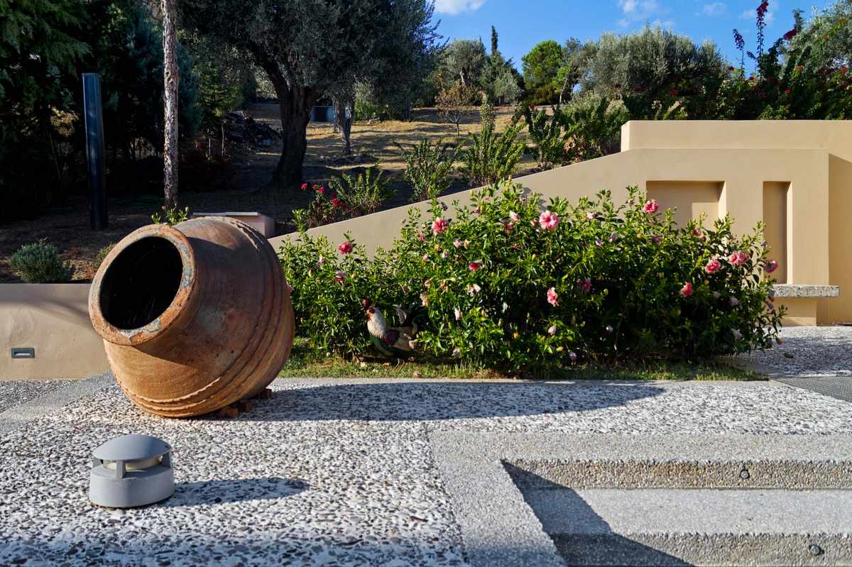 Landscape architecture in a private residence in S. Euboea - Eleni ...